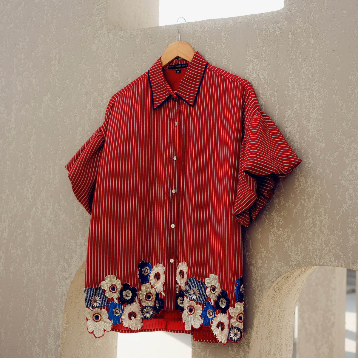 RED ELISE SHIRT – shopnavaa