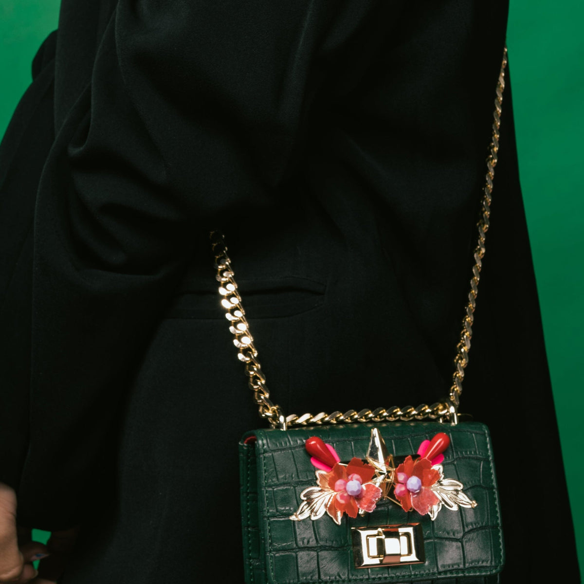 Sacramento Green Mini Crossbody – shopnavaa