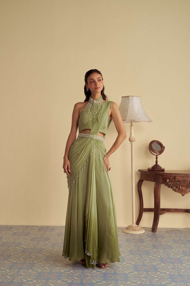 The Ivy Veil Saree Set – shopnavaa