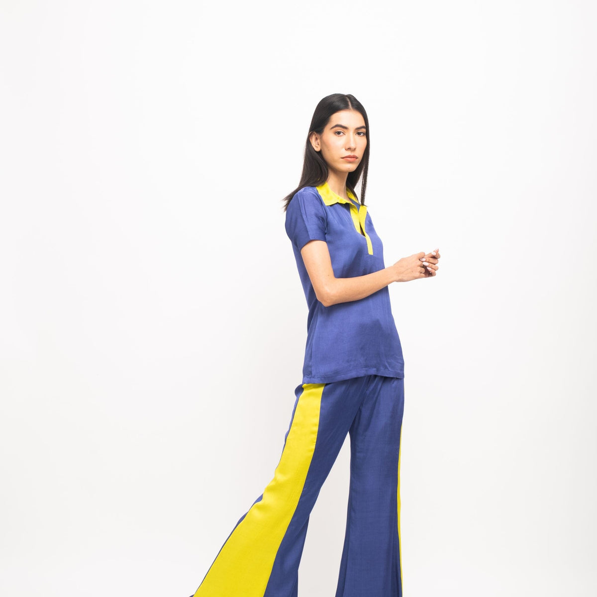 Blue-Neon Co-ord Set – shopnavaa