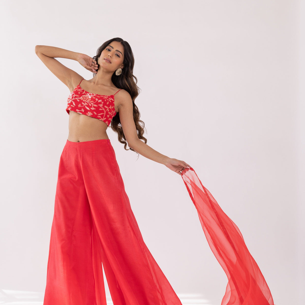 DEVA BANDEAU & PALLAZO SET WITH DUPATTA – shopnavaa